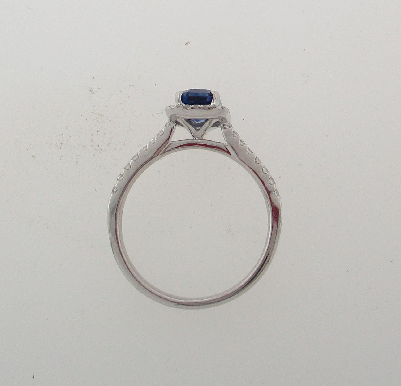 Emerald Cut Sapphire and Diamond Ring – Seng Jewelers